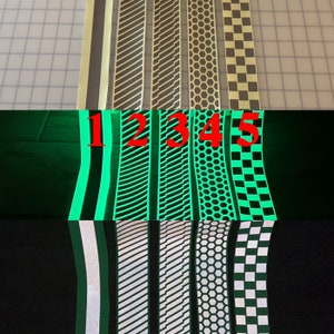 GLOW & REFLECTIVE Sew on Vest Trim Safety Fabric 2" Wide (5', 10', 20 ...