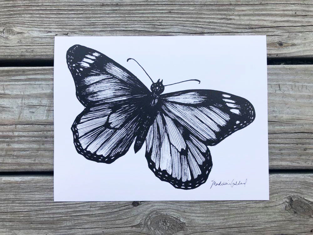 Butterfly Tumblr Drawing