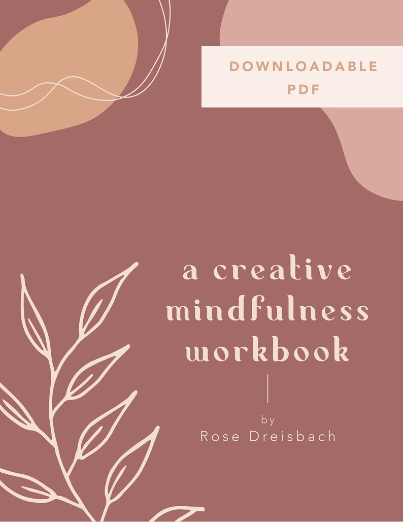 Creative Mindfulness Workbook, Journal Prompts, Planner, Awareness, Art ...