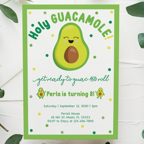 Avocados I'm Avocados Two Avocado Theme Birthday Second - Etsy