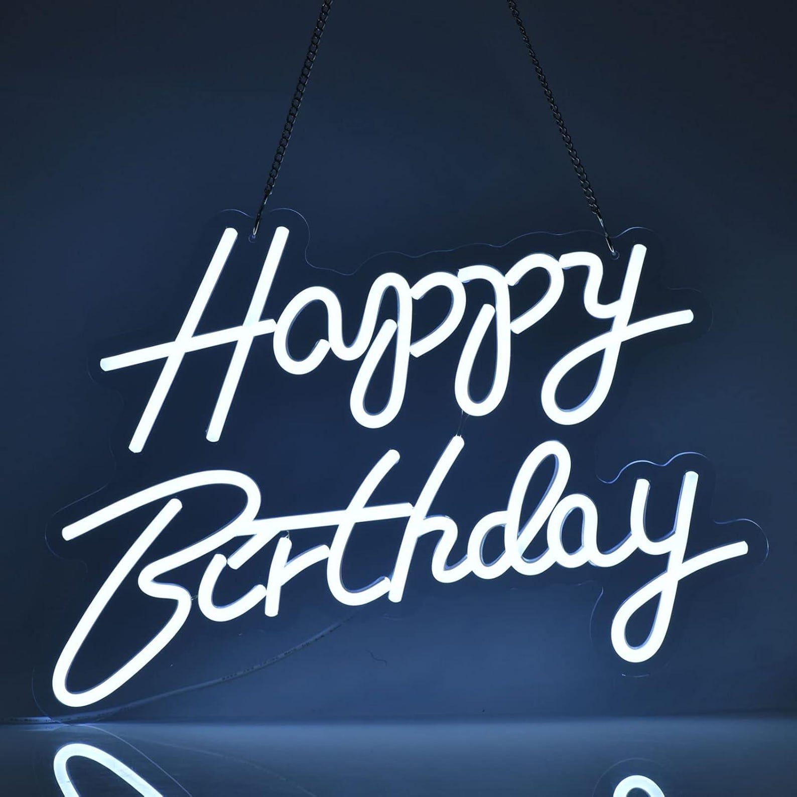 Happy Birthday Neon Sign, Personalized Neon Sign, Custom Neon Sign ...