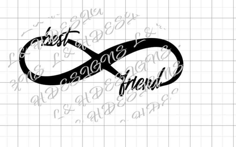 Best Friends Infinity SVG - Etsy