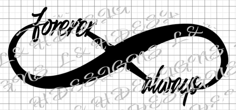 Forever & Always Infinity SVG - Etsy
