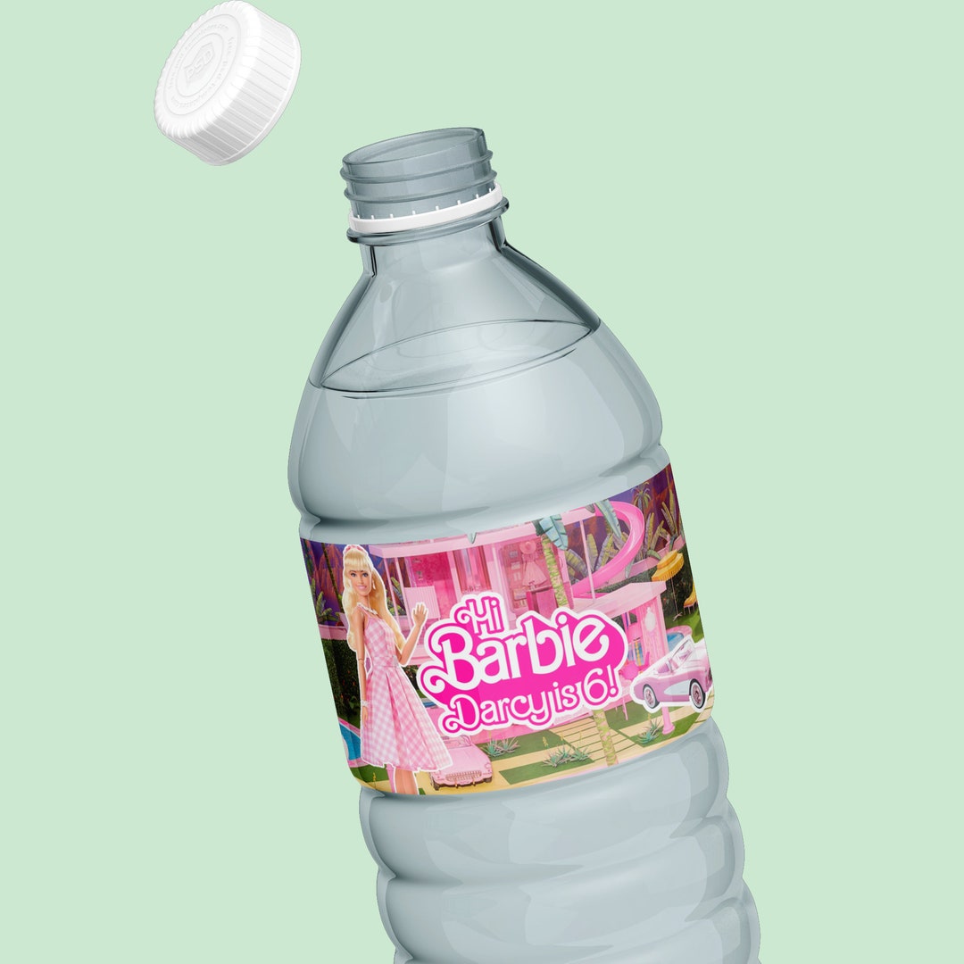 Personalised Barbie Drink Labels, Barbie Water Labels, Barbie Party - Etsy