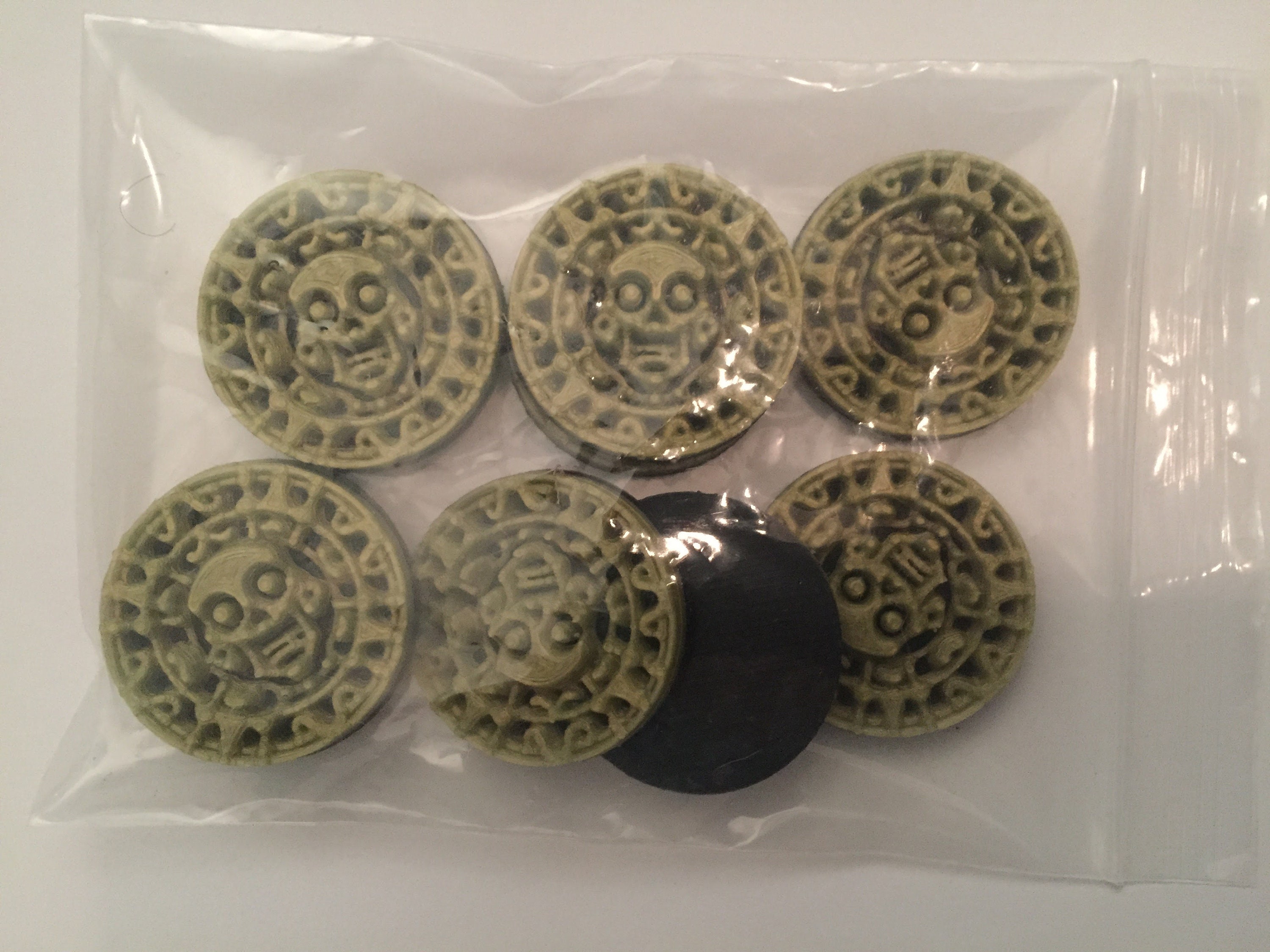 Gaming Token Aztec Skull Coin 10-pack - Etsy