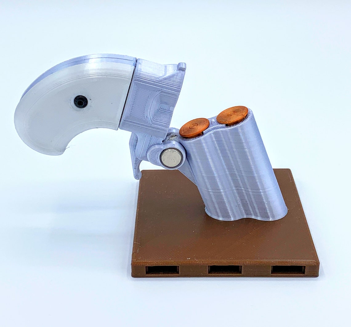 Tabletop RPG Ammo Tracker Derringer With 2 Rounds on Openlock - Etsy