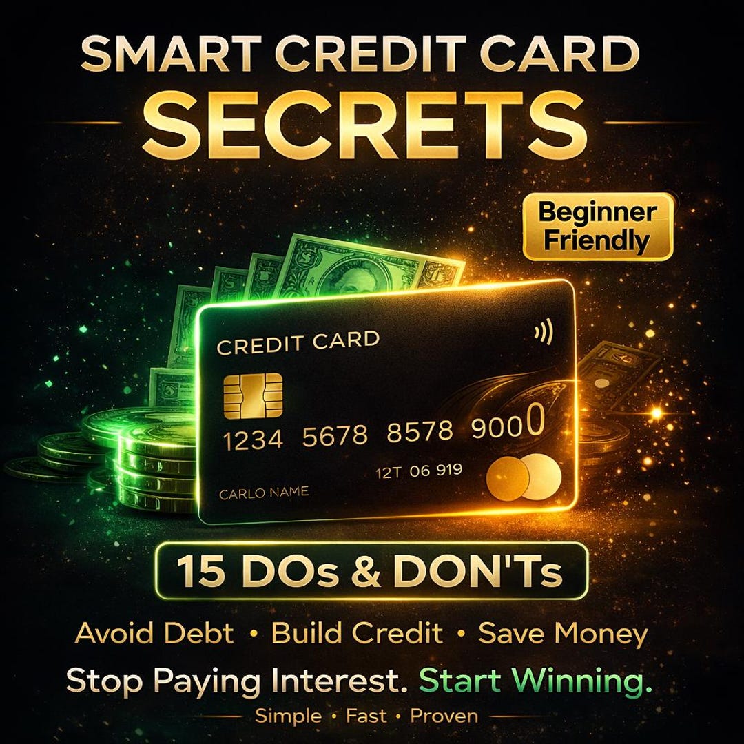 15 Dos & Don'ts Smart Credit Card Secrets Beginner Friendly - Etsy