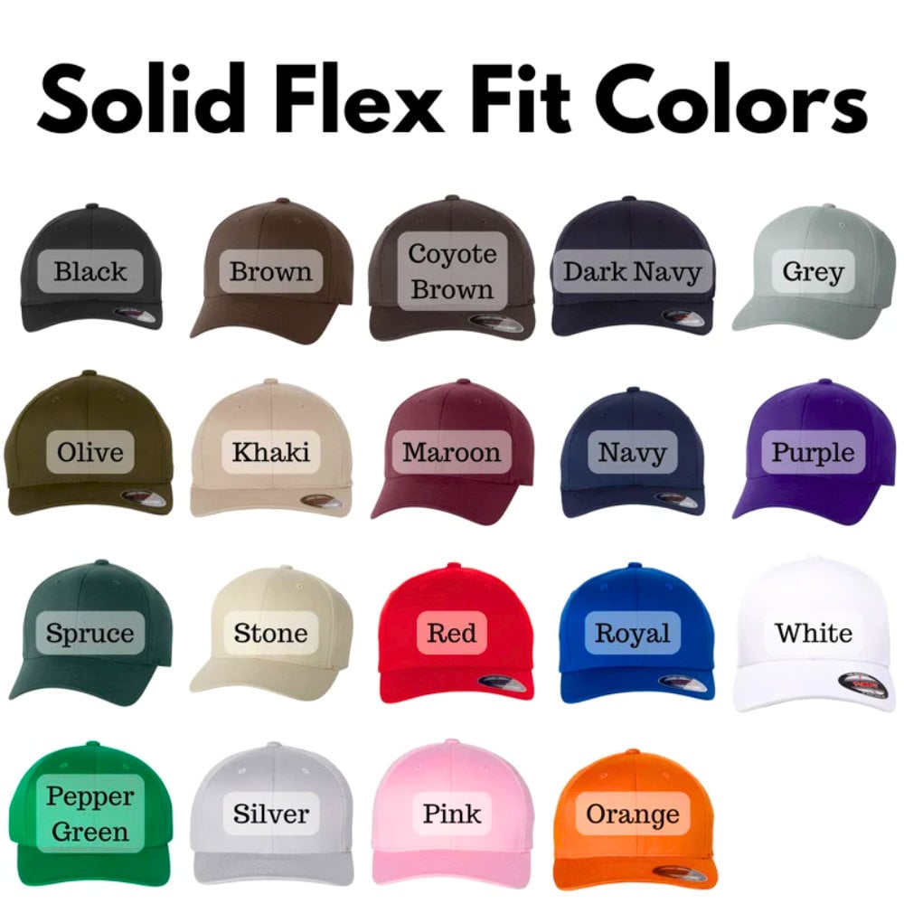 Custom Personalized Embroidered Hats - Flexfit 6277 - Hats With Your ...