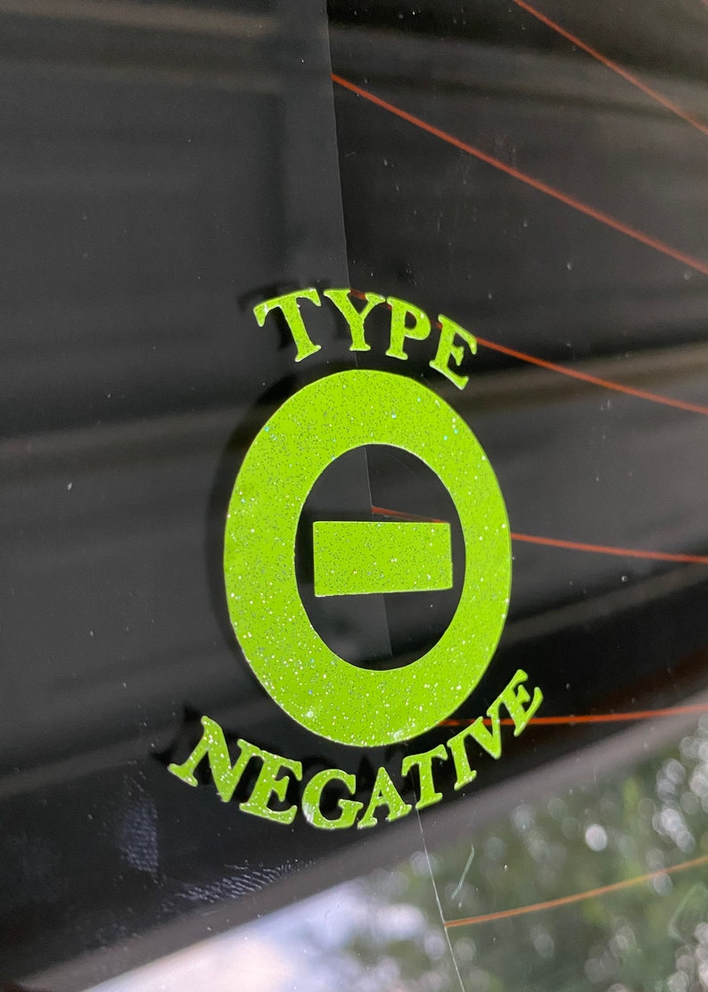 Type O Negative Fan Made Decal | Etsy
