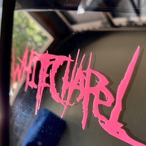 Whitechapel Vinyl Decal - Etsy