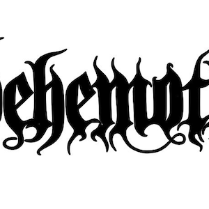 Fan Made Behemoth Decal - Etsy