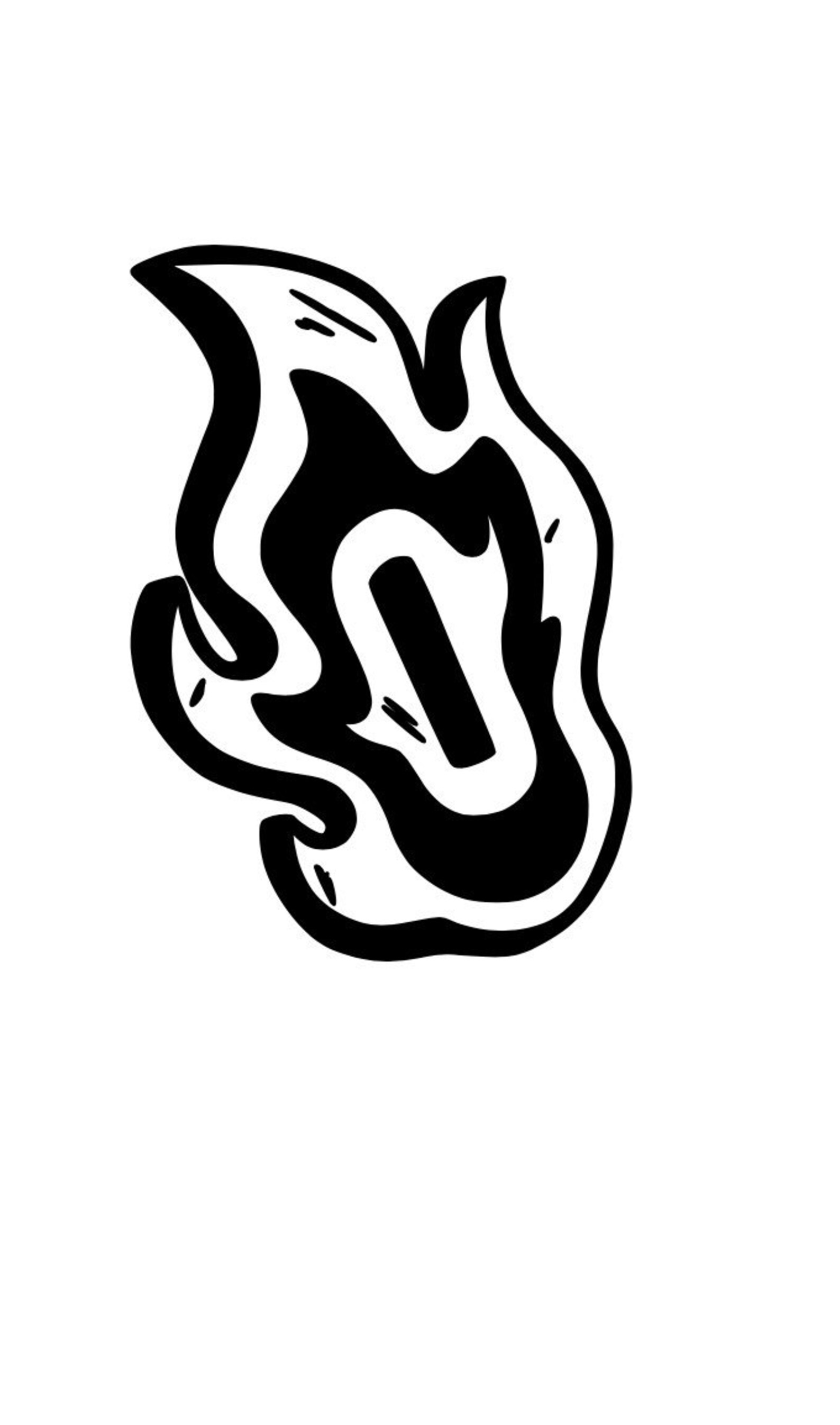 Flame Hashira Decal - Etsy Australia