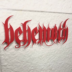 Fan Made Behemoth Decal - Etsy