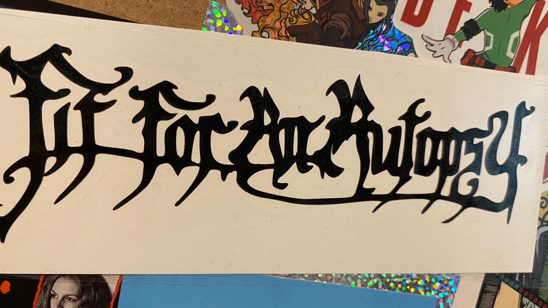 Fit for an Autopsy Decal - Etsy