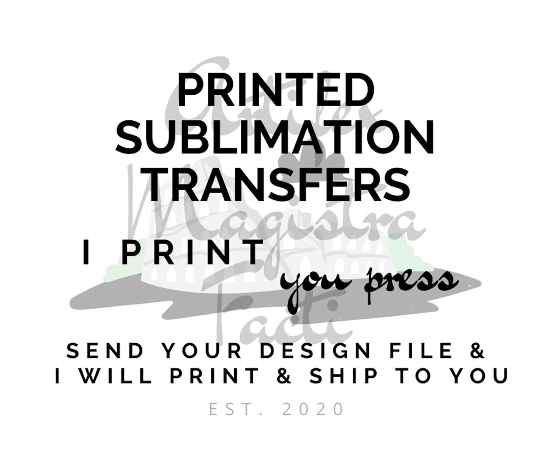 Custom Sublimation Transfers - Ready to Press Heat Transfers ...