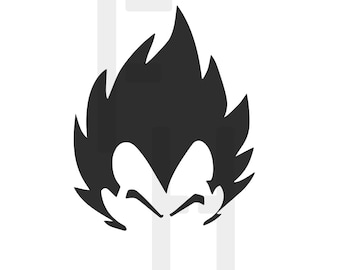 Vegeta svg | Etsy