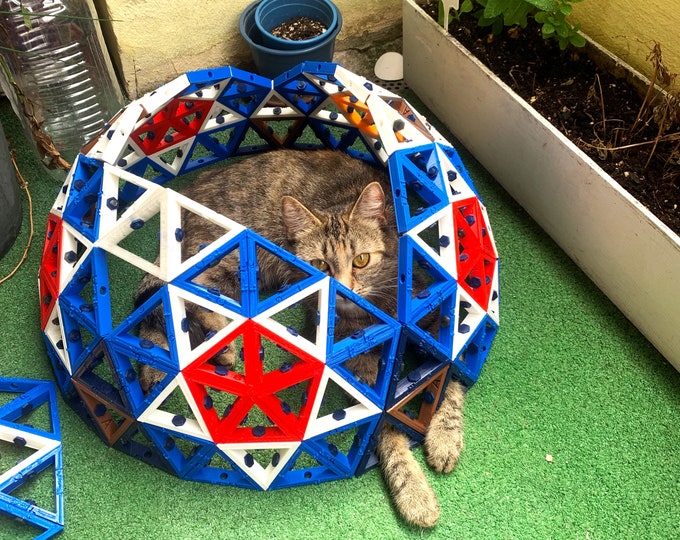 Laser-cut Geodesic Dome Model (truncated Icosahedron) Digital FILE With ...