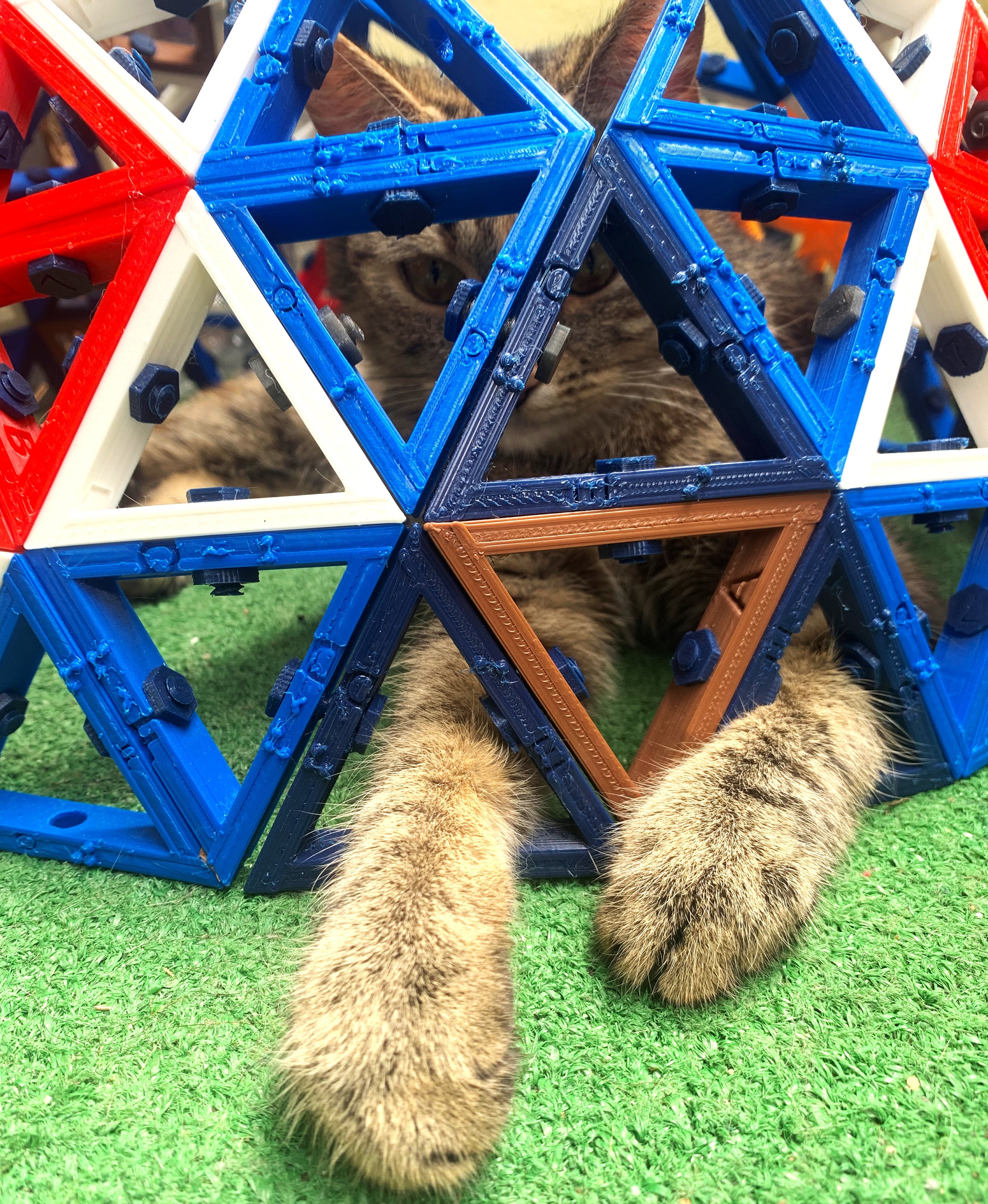 Geodesic Dome 3D Puzzle Digital Download 160 Triangles STL - Etsy