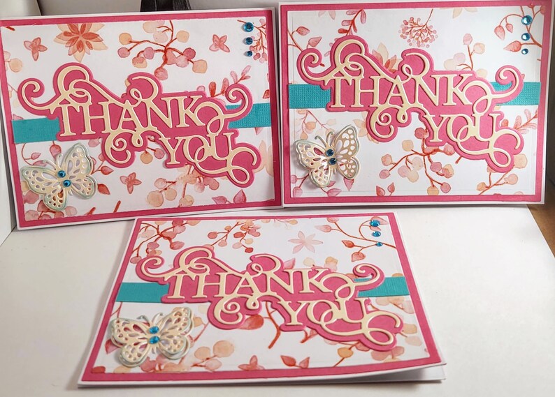 Thank You Note Cards - Etsy