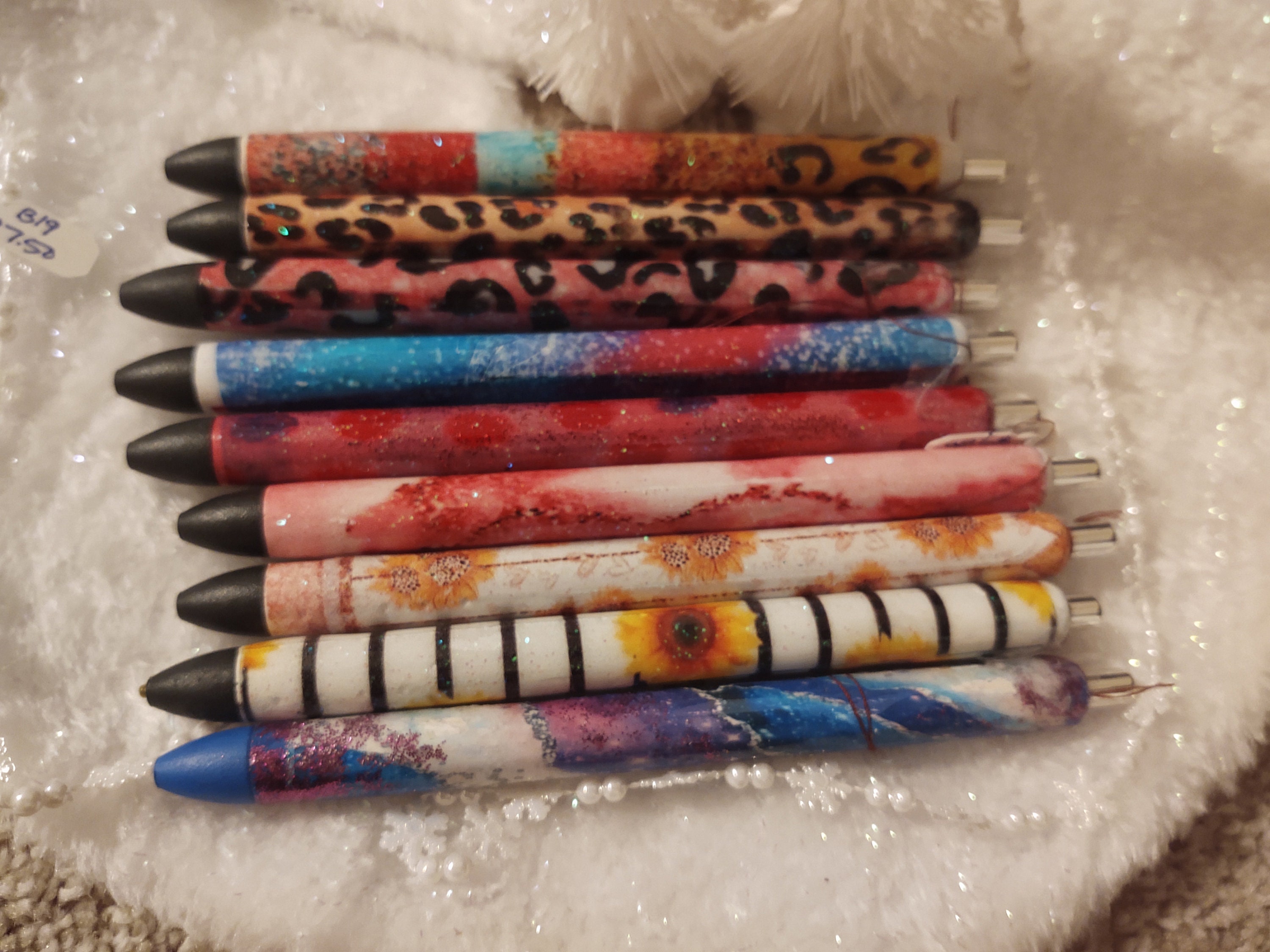 Custom Refillable Gel Pens/ Waterslide Pens/glitter Pens/mechanical ...