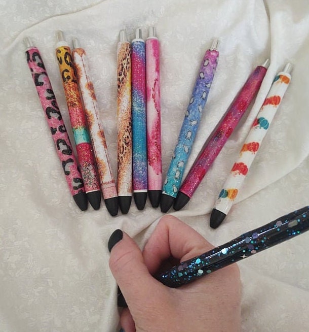 Custom Refillable Gel Pens/ Waterslide Pens/glitter Pens/mechanical ...