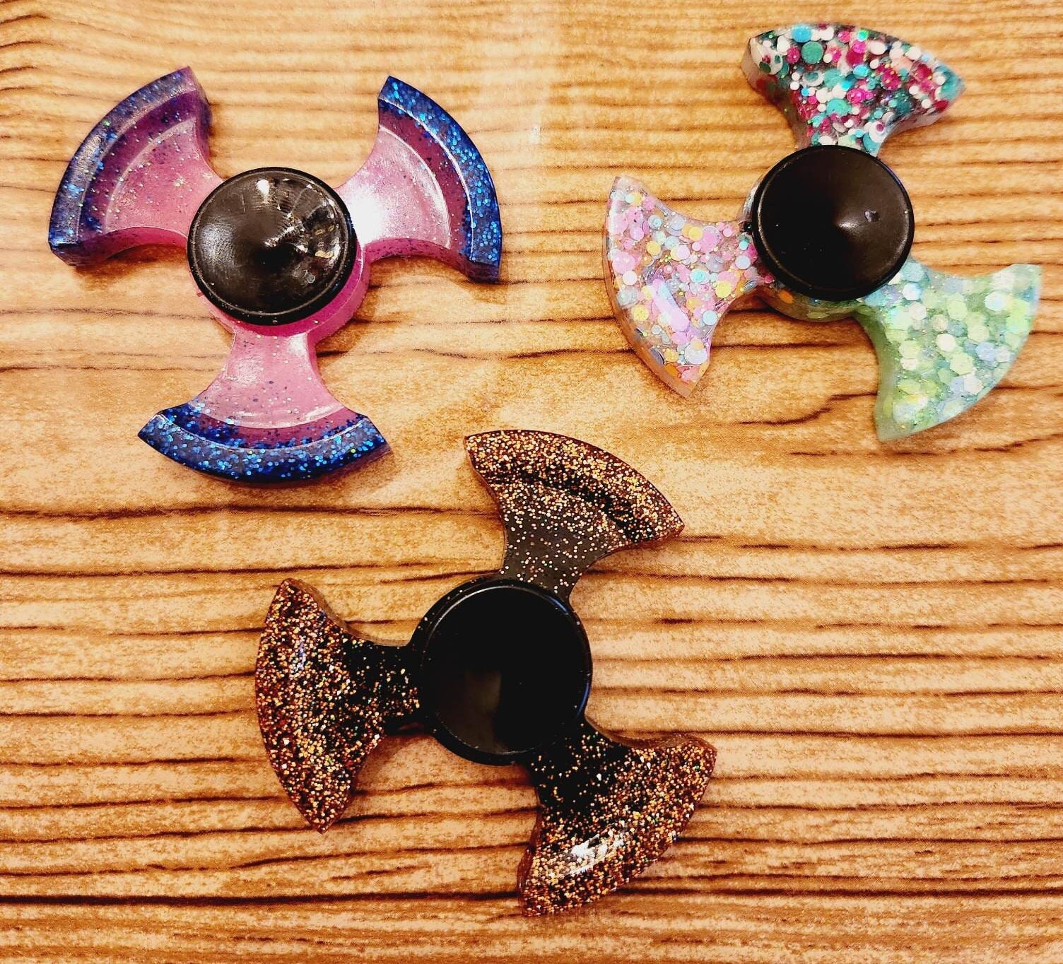Custom Made Fidget Spinners/ Glitter Fidget Spinner - Etsy