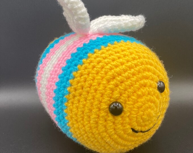 Large Trans Bumble Bee / Trans Amigurumi - Etsy Österreich