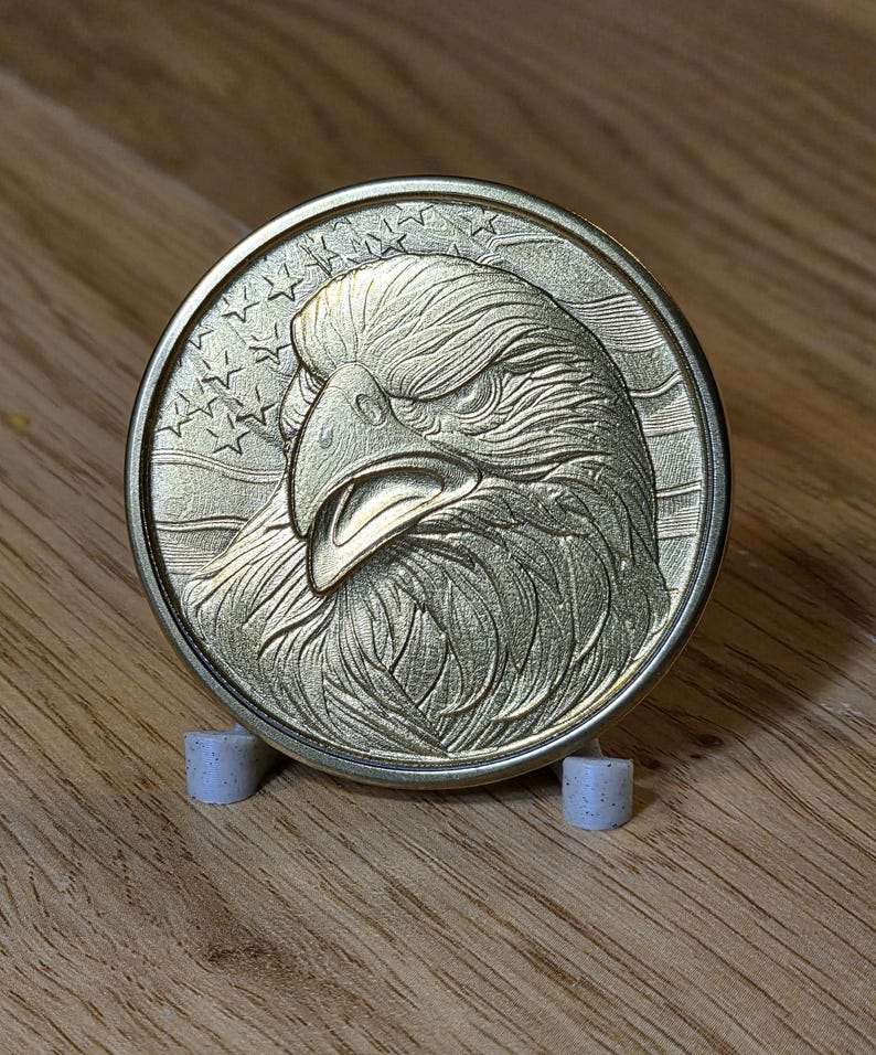Custom 2.5D Engraved Coins - Etsy