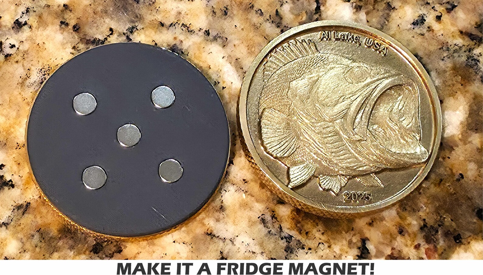 Custom Coins, 2.5D Coins, Deep Engraved Coins, Comes With a Free Coin ...