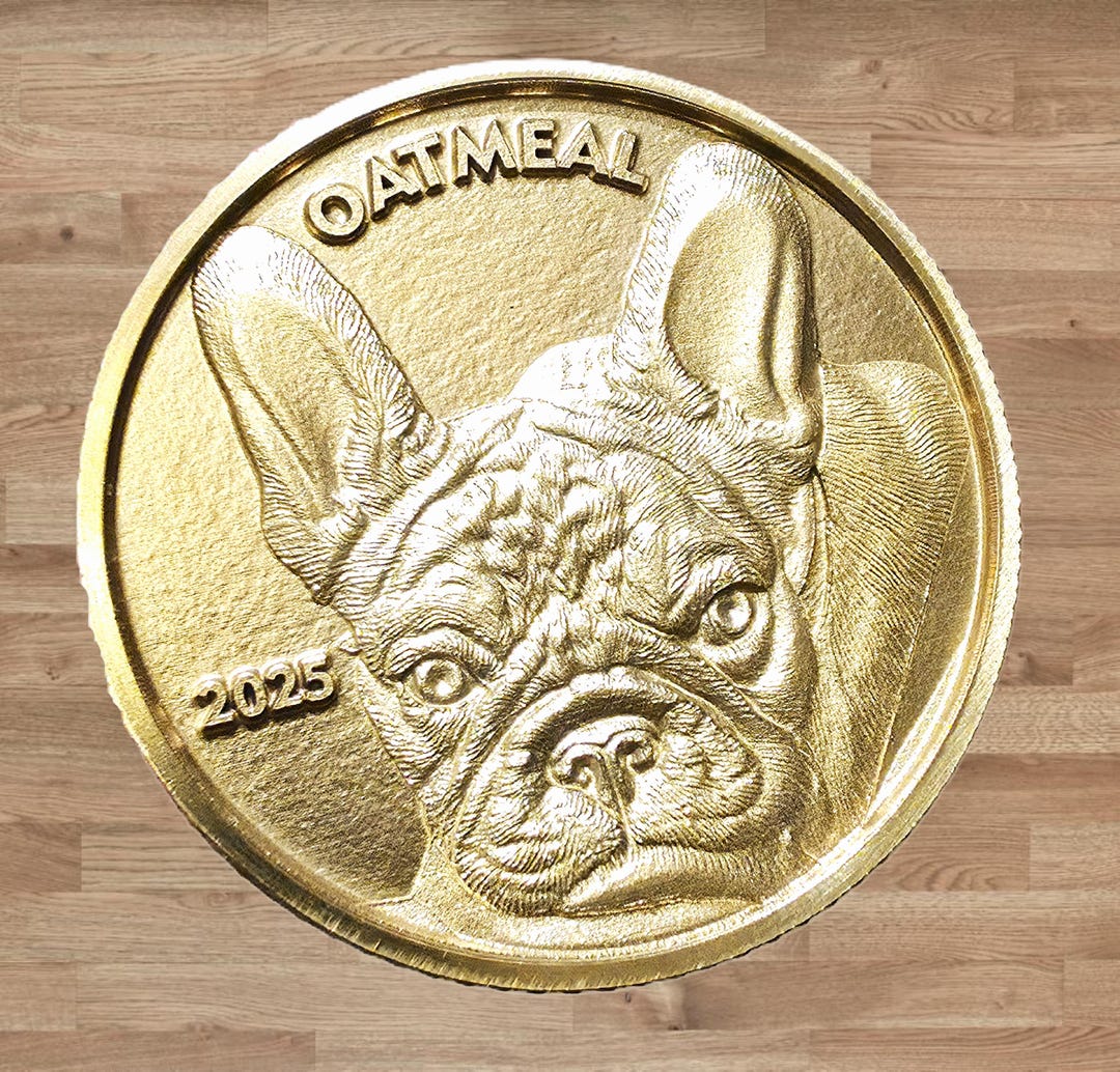 Custom Coins, 2.5D Coins, Deep Engraved Coins, Comes With a Free Coin ...