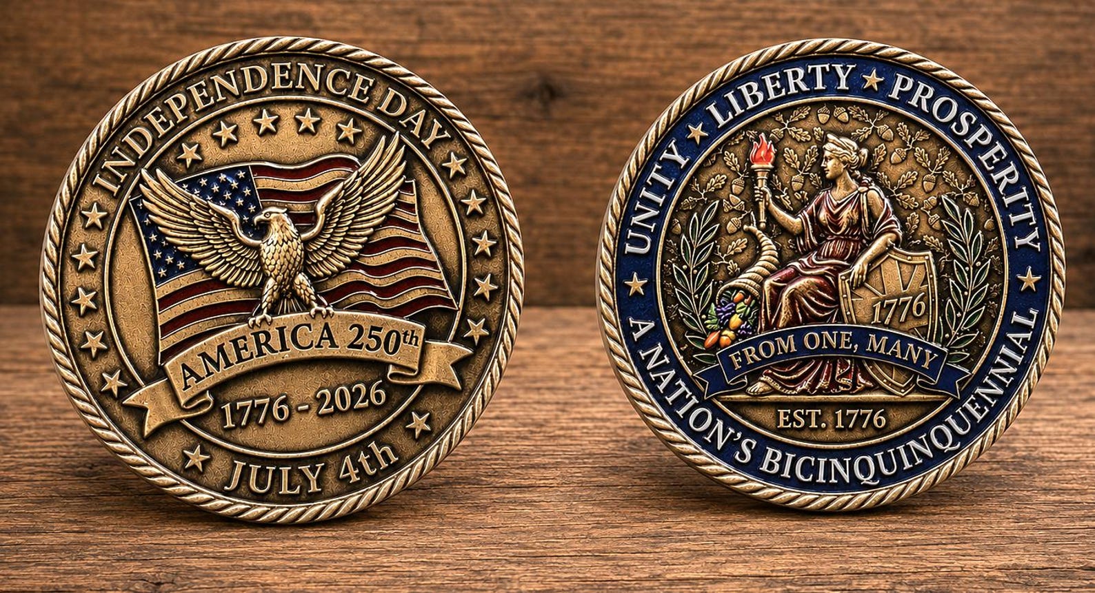 Custom 2.5D Engraved Coins Brass or Full Color - Etsy