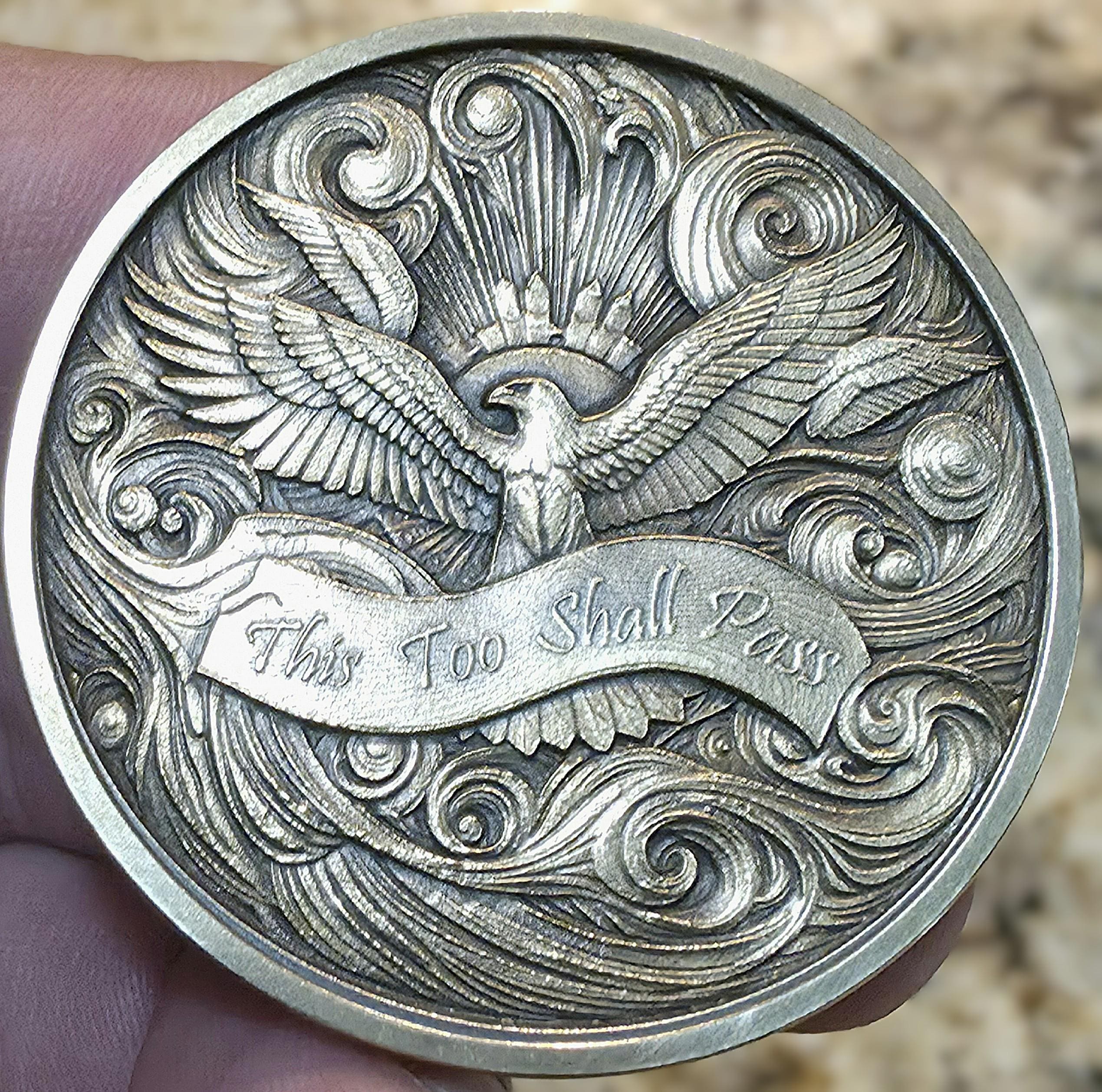 Custom 2.5D Engraved Coins - Etsy