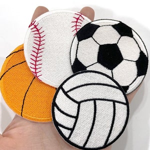 Basketball Patch, Baseball Patch, Volleyball Iron-on Patch, Soccer Ball ...