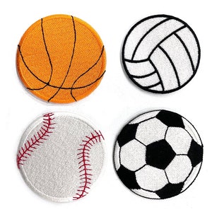 Basketball Patch, Baseball Patch, Volleyball Iron-on Patch, Soccer Ball ...