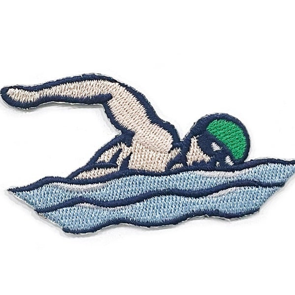Swim Embroidery - Etsy