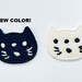 Cat Face White Cute Cat Embroidered Patch Iron on Patch Wide 35mm - Etsy