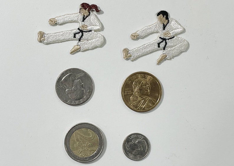 Taekwondo Patch, TKD Kick Iron-on Patch, Taekwondo Embroidery Patch - Etsy
