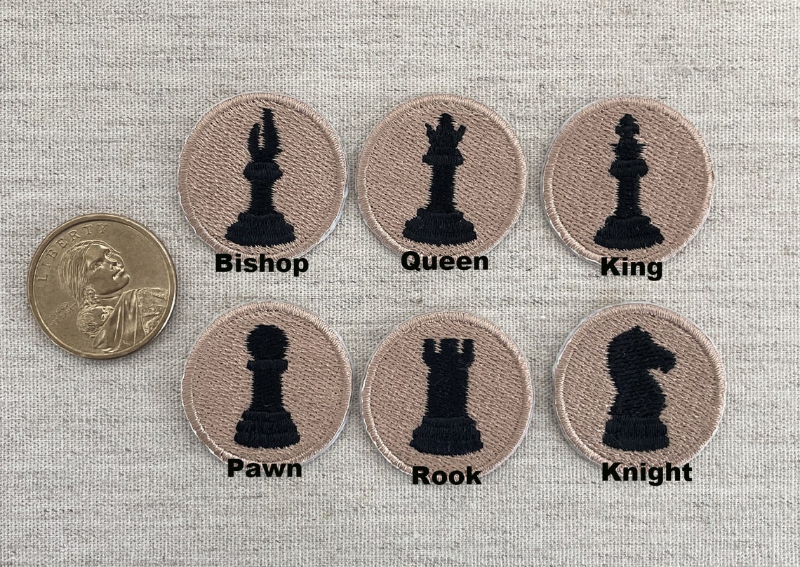 Chess Patch Chess Embroidered Patch Iron-on - Etsy