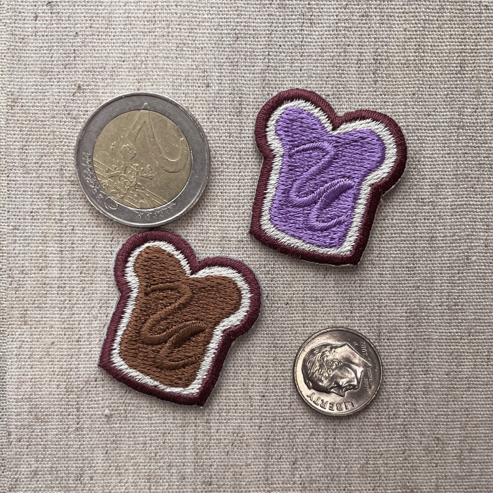 French Toast Patch, Bread Iron-on Patch, Bread Iron-on Badge, Bread ...