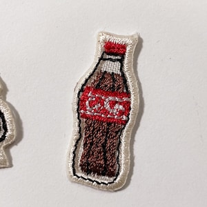 Tiny Coca-cola Patch, Coca-cola Glass Bottle Iron-on Patch, Coca-cola Iron-on Badge - Etsy