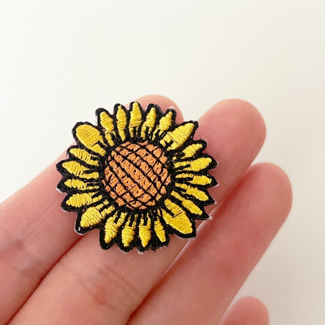 Sunflower Patch, Sunflower Iron-on Patch, Sunflower Iron-on Badge - Etsy
