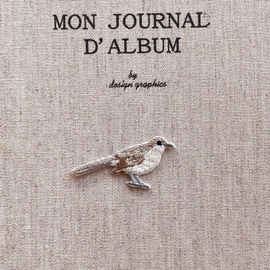 Tiny Female House Sparrow Patch, Little Bird Patch, Small Bird Iron On ...