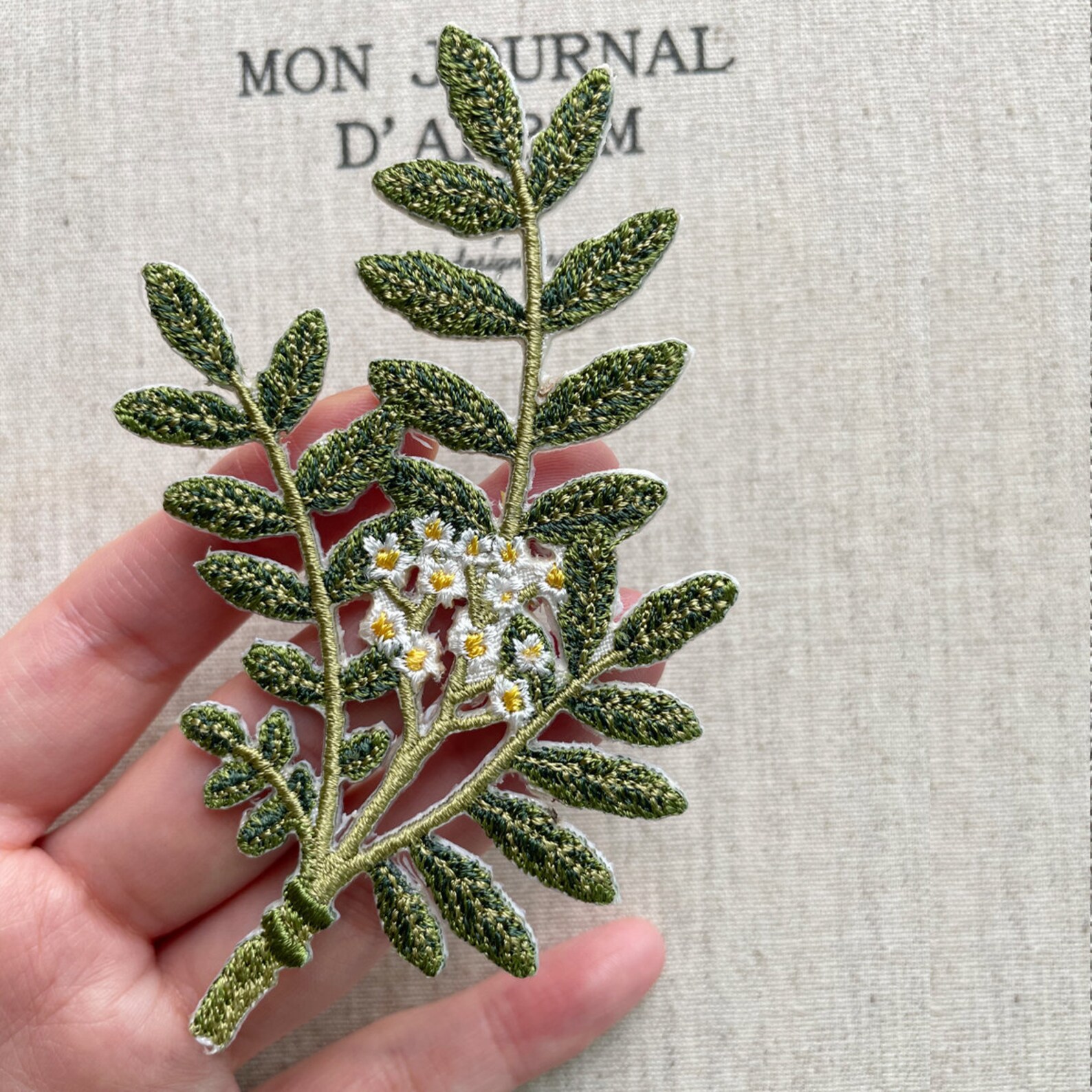 Daphne Flower Patch Flower Patch Flower Iron-on Patch - Etsy