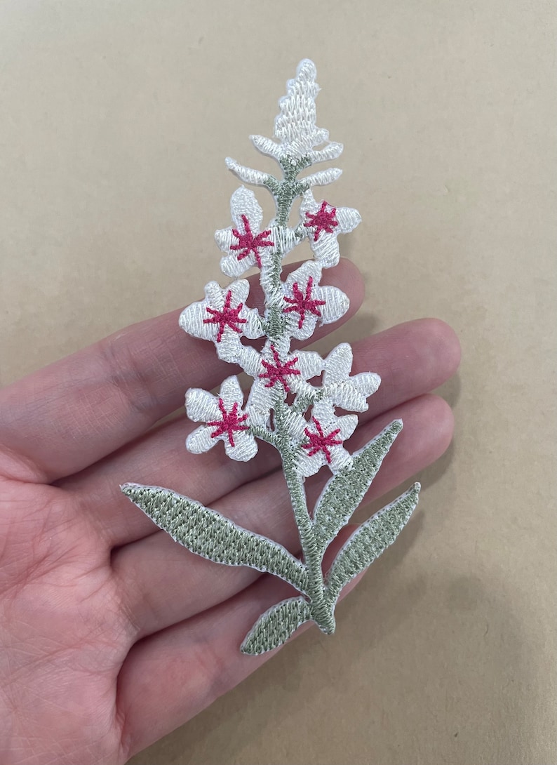 Flower Patch, Flower Iron-on Patch, Flower Iron-on Badge, Flower ...