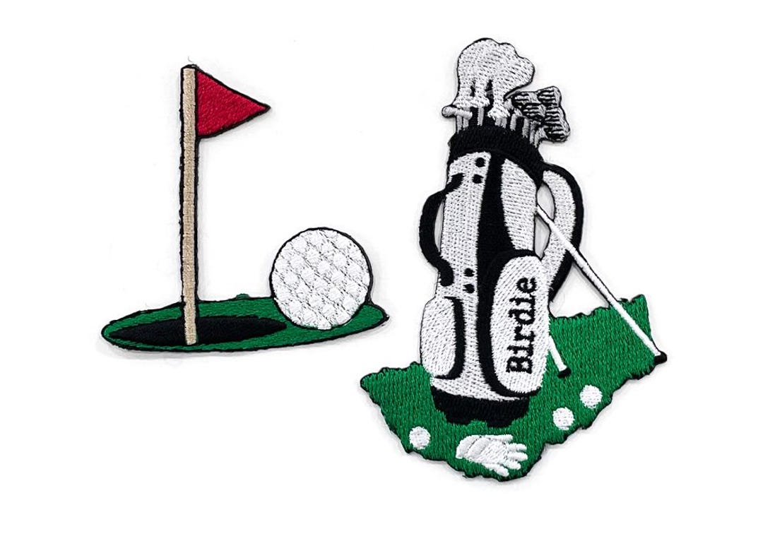 Golf Hole Patch, Golf Bag Patch, Golf Hole Embroidered, Golf Bag ...