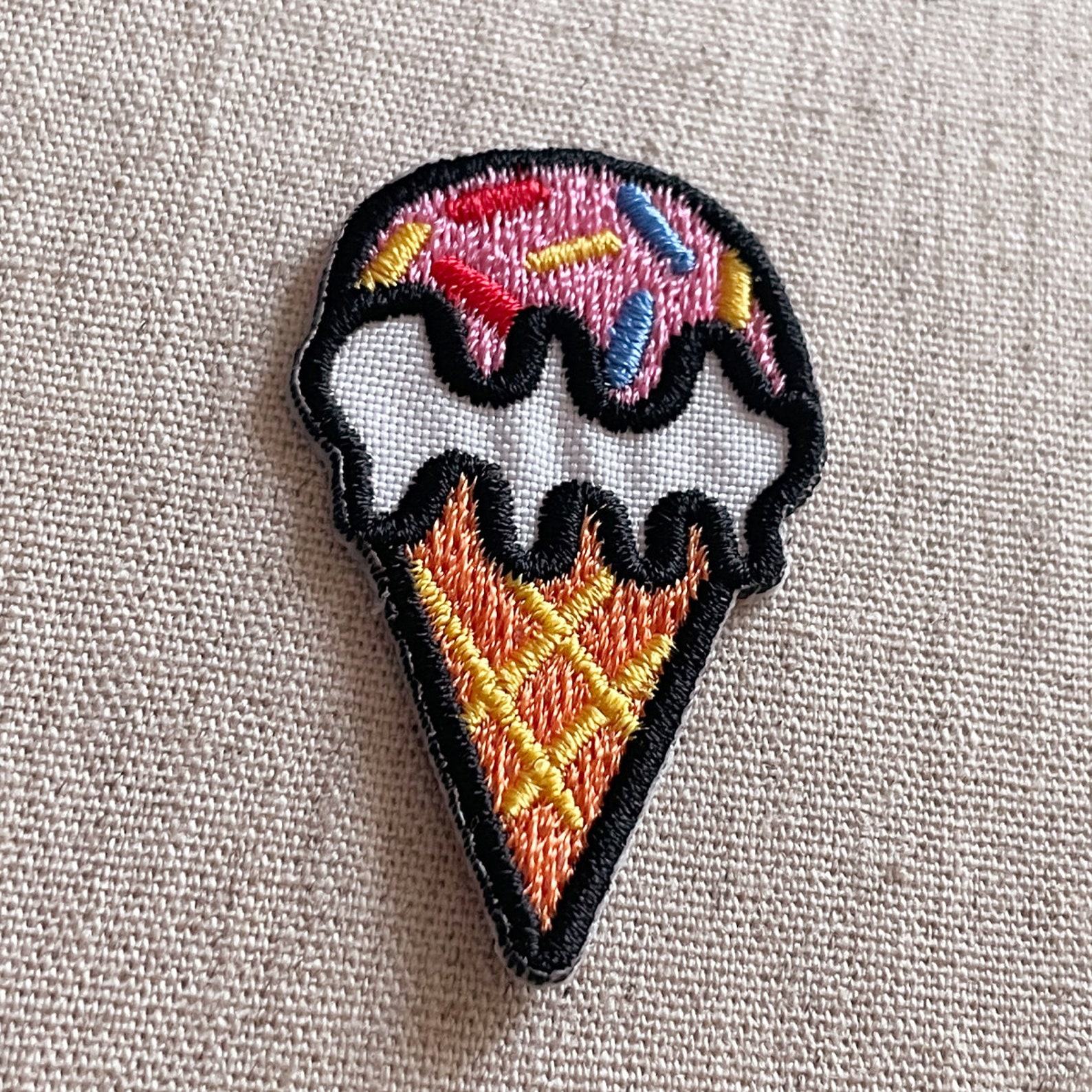 Ice Cream Patch Ice Cream Iron-on Patch Ice Cream Iron-on - Etsy