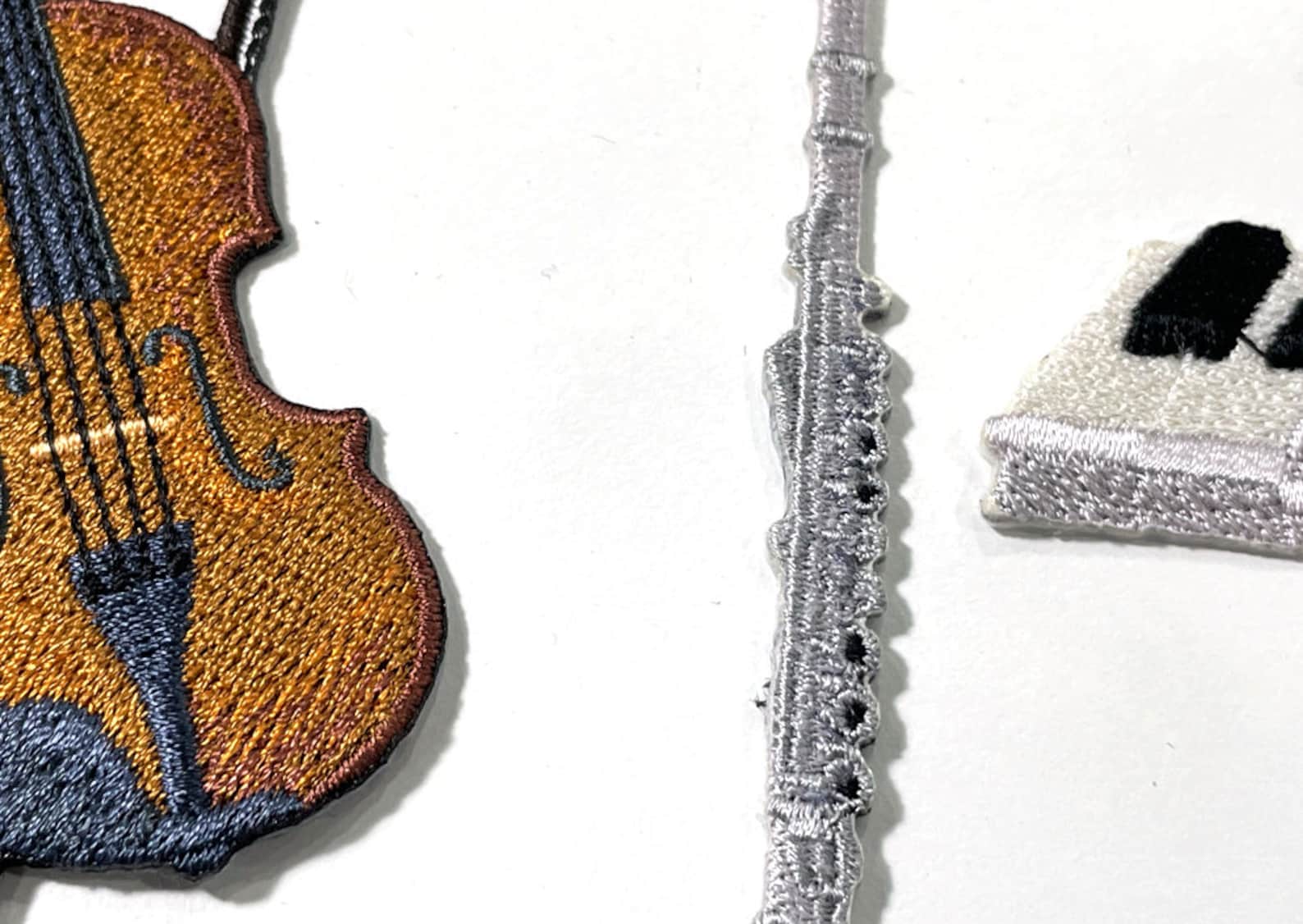 Piano Patch, Piano Keyboard Iron-on Patch, Piano Embroidered Applique ...