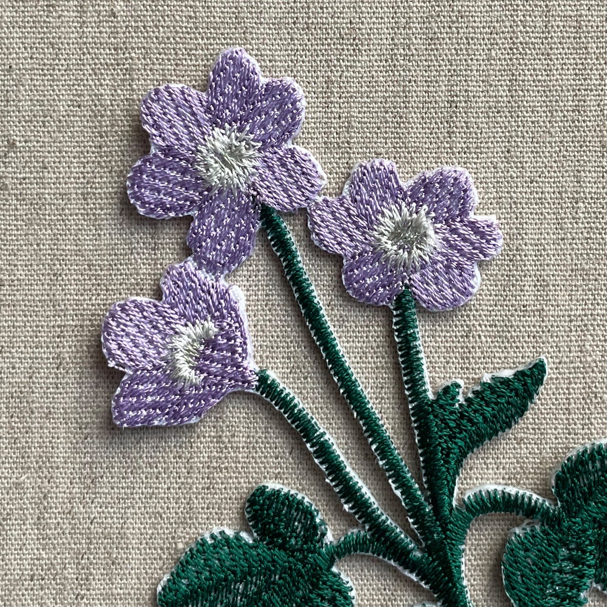 Violet Wild Flower Patch Flower Patch Flower Iron-on Patch - Etsy