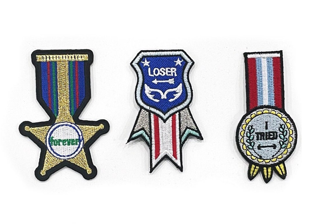 Medal Patch, Medal Iron-on Patch, Medal Iron-on Badge, Medal ...