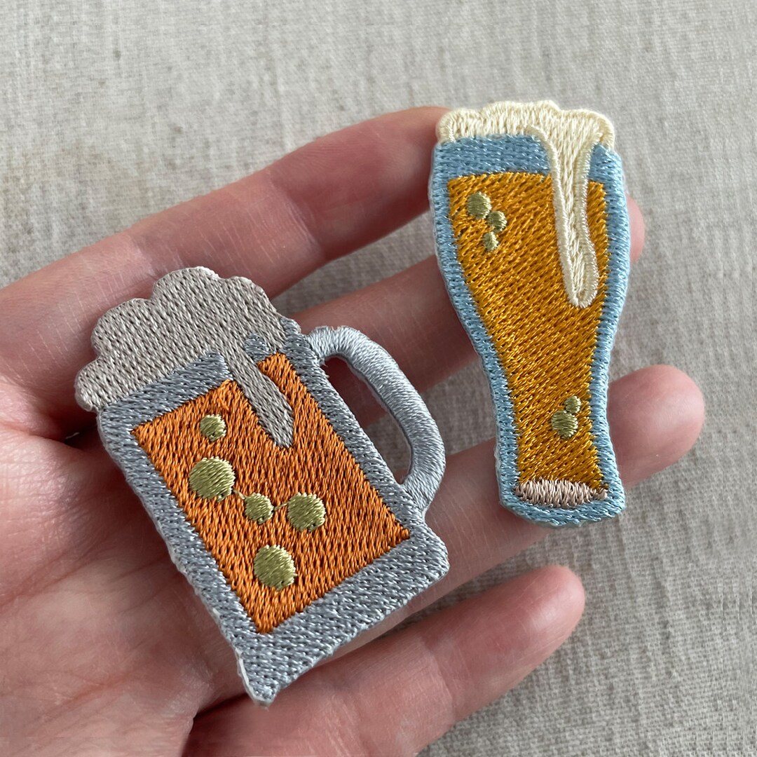 Pub Beer Mug Patch / Pub Beer Glass Patch Iron-on Patch - Etsy